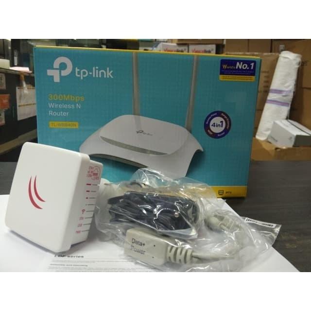 Jual Mikrotik LDF-5 Plus TPLink TL-WR840N Wireless Router | Shopee ...
