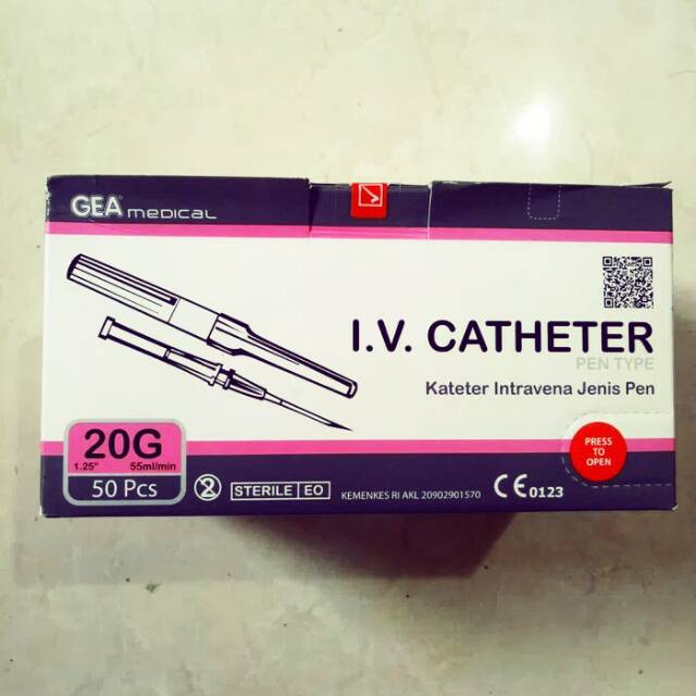 Jual IV CATHETER NO 20 ABOCATH CATETER GEA ABBOCATH MURAH | Shopee ...