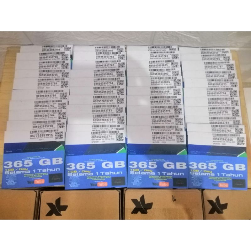 Jual PROMO TERBATAS XL BONUS KUOTA 365 GB MASA AKTIF 1 TAHUN | Shopee ...