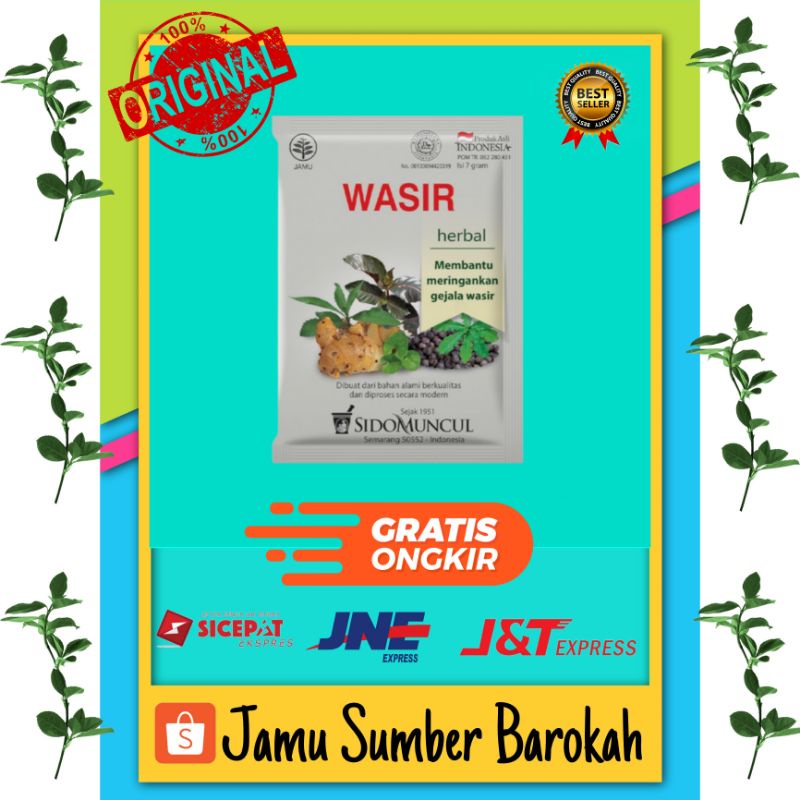 Jual jamu wasir sidomuncul | Shopee Indonesia