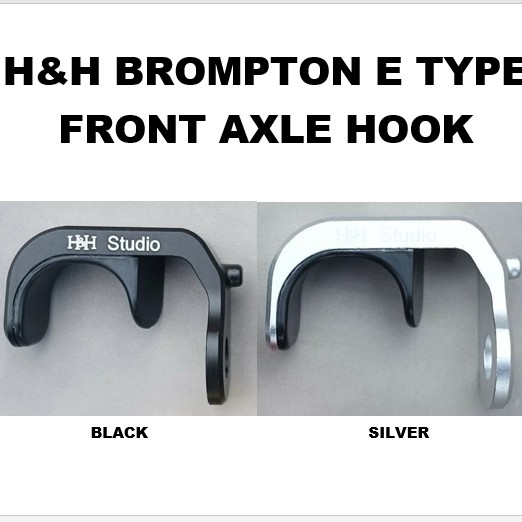 Jual PART BROMPTON - H&H BROMPTON E TYPE FRONT AXLE HOOK - BLACK ...