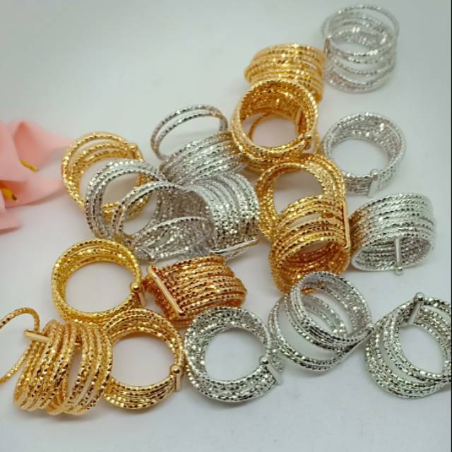 Jual Ring gerigi rhodium | Shopee Indonesia