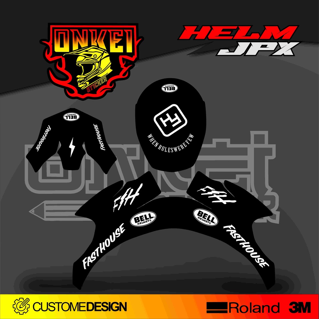 Jual DECAL STICKER HELM JPX HJ1 | Shopee Indonesia