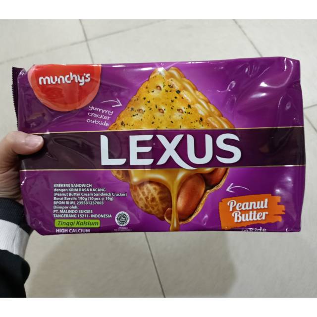 Jual BISCUIT LEXUS PEANUT BUTTER / Roti Kacang / Biscuits Kacang ...