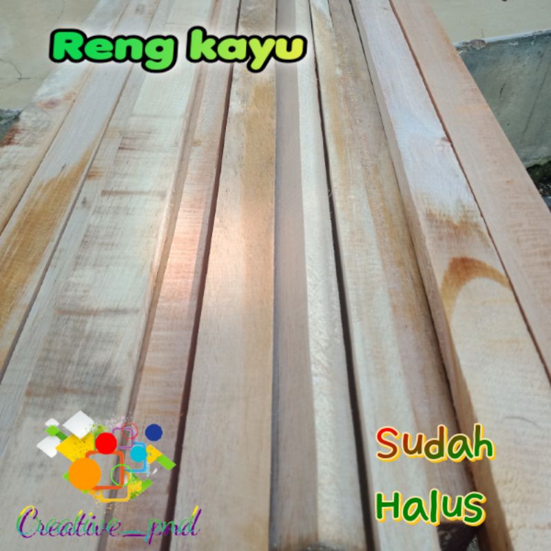 Jual kayu halus 100 x 3 x 2 cm kayu reng siap pakai | Shopee Indonesia