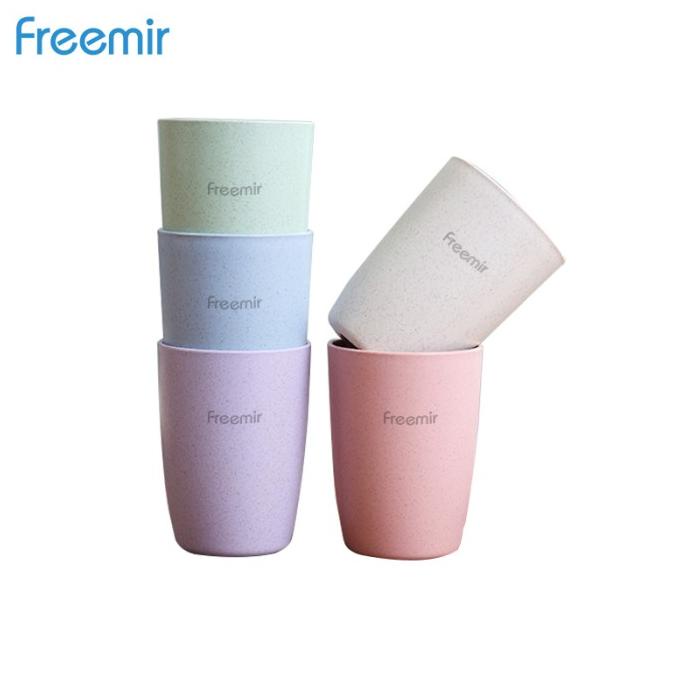 Jual Freemir Gelas Wheat Straw Kopi Mug Cangkir untuk Jus Susu Teh Air ...