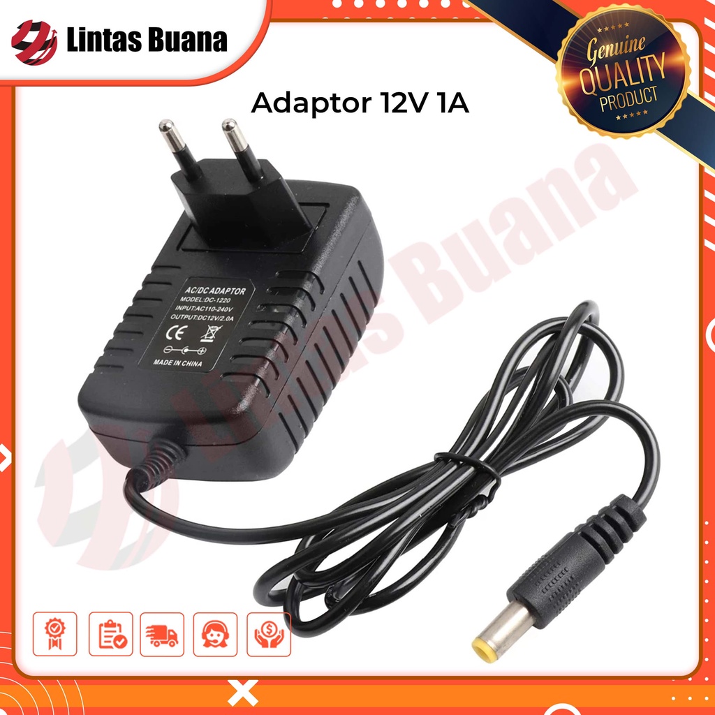 Jual Adaptor 12V 1A | Shopee Indonesia