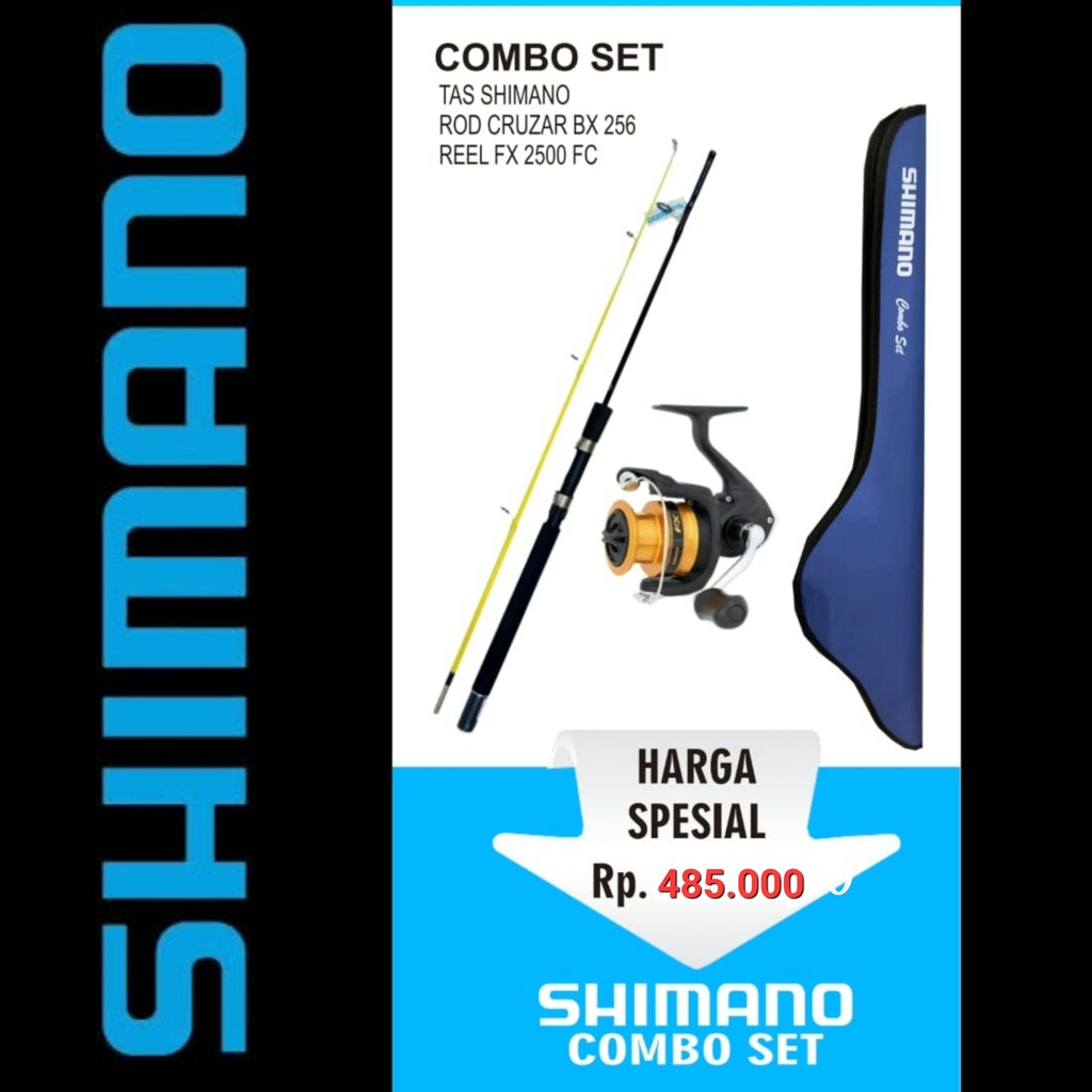 Jual joran shimano combo set ( tas + joran + reel ) | Shopee Indonesia