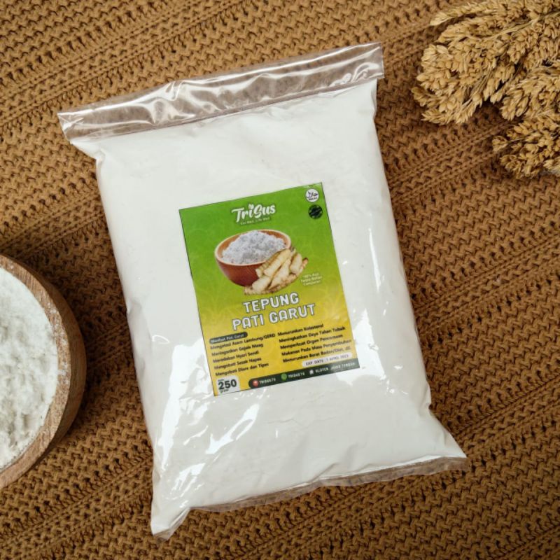 Jual Tepung Garut Asli 250 gr / Tepung Angkrik /Arrowroot | Shopee ...