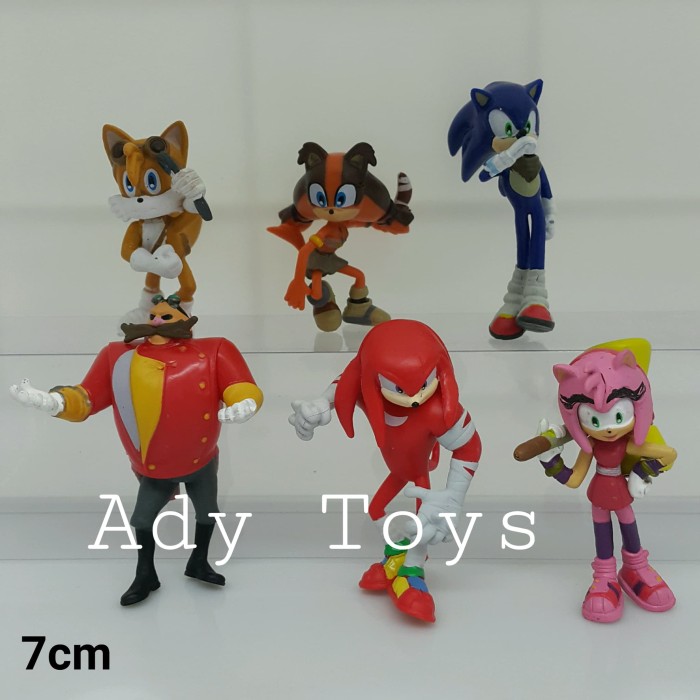 Jual MAINAN ACTION FIGURE MAF1156 6PCS/SET MOVIE ANIME CARTOON SONIC ...