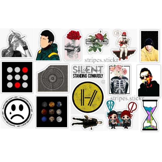 Jual Twenty one pilots Sticker pack | Shopee Indonesia