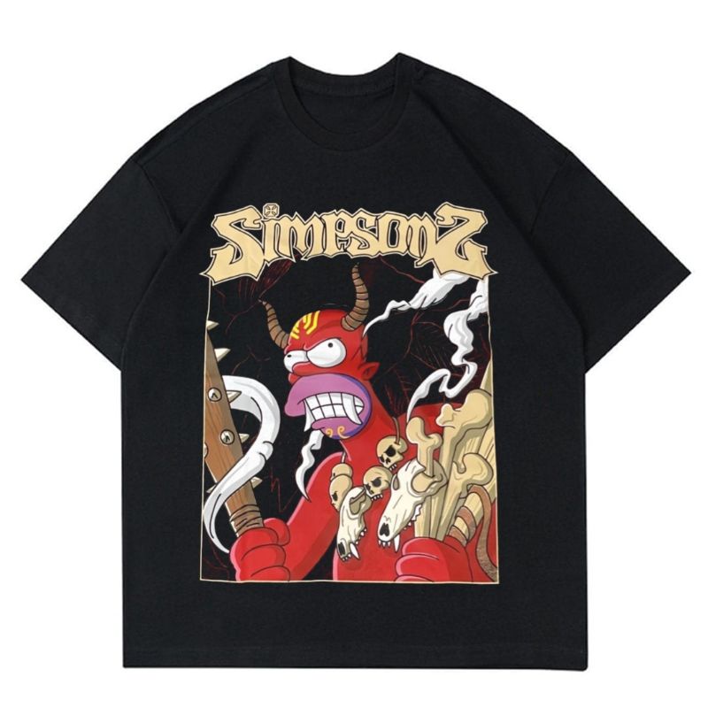 Jual T-shirt | Oversize | Tshirt Simpsonz | BUKAN KAOS SERINGAI SEPERTI ...