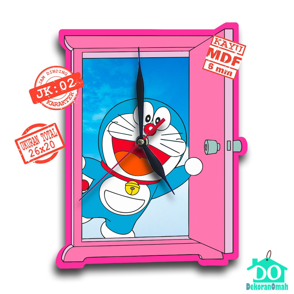 Jual Jam Dinding Karakter JK02 Doraemon | Shopee Indonesia