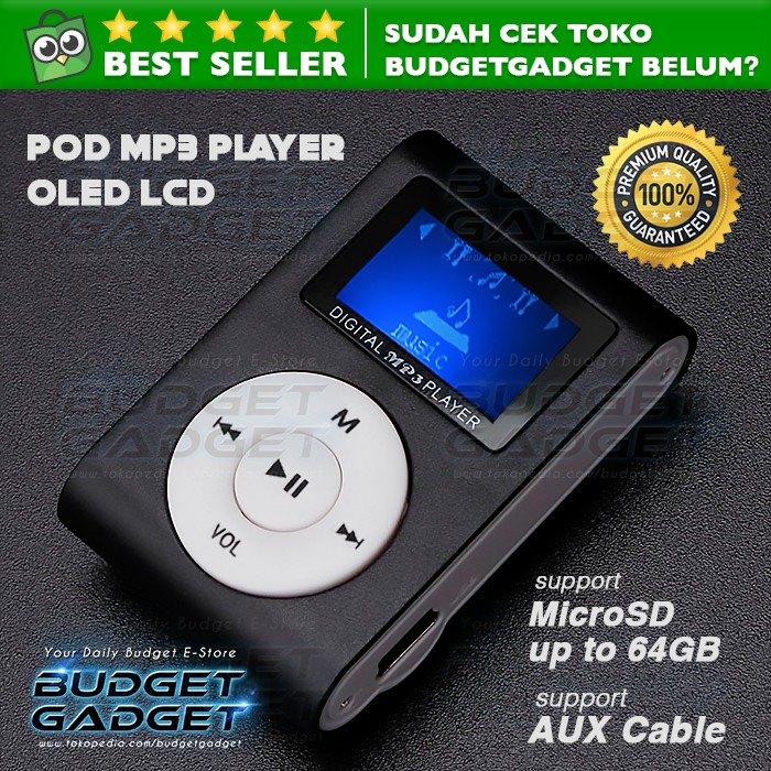Jual Media Player - Music Player - Mp3 Player Pod Mp3 Player Tf Card ...