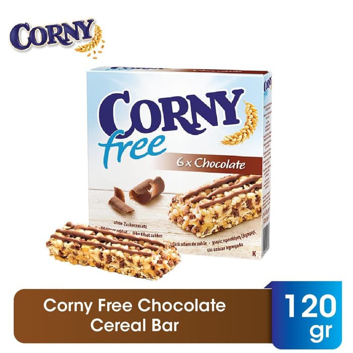 Jual Corny Free Chocolate 120gr - Cereal Bar | Shopee Indonesia