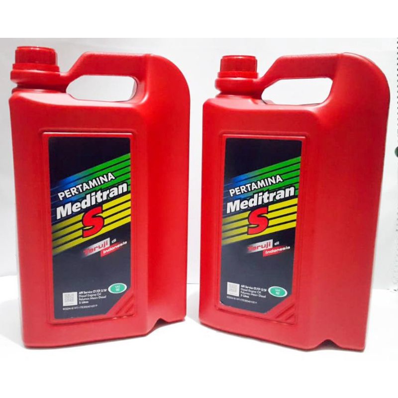 Jual 1 Galon Oli Mesin Diesel Pertamina Meditran S (SAE 40) 5 liter ...
