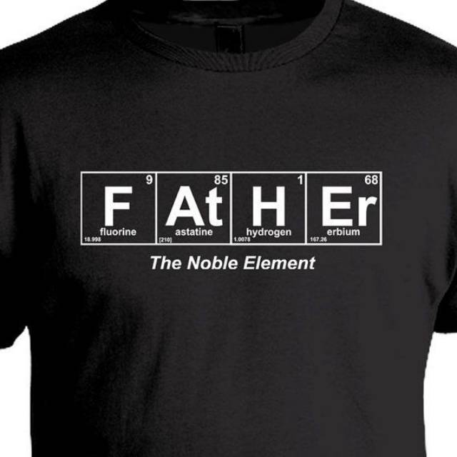 Jual BAJU KAOS TSHIRT FATHER SIMBOL KIMIA UNISEX PREMIUM | Shopee Indonesia