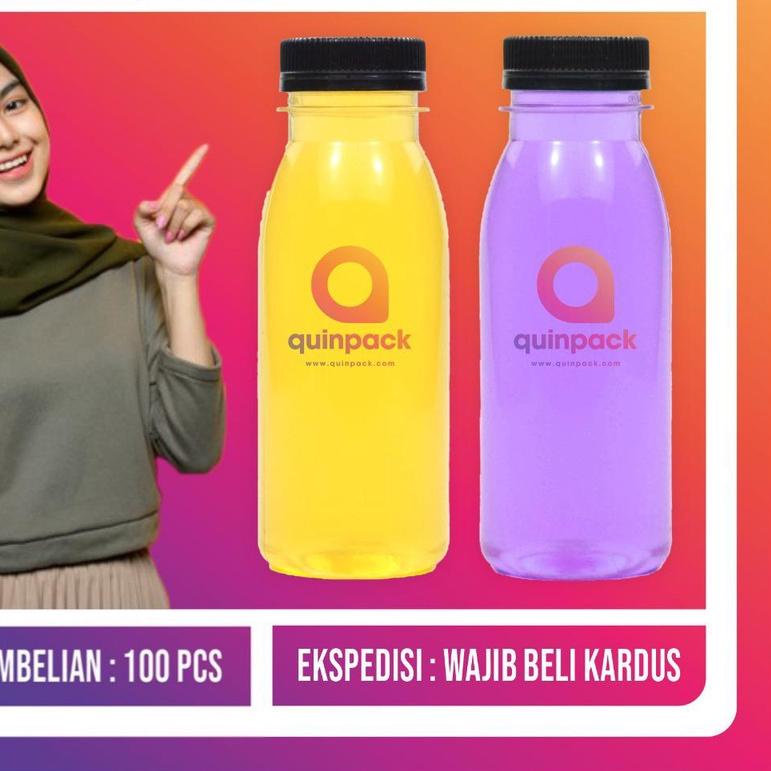 Jual Botol Plastik 100 ml/Botol Jelly 100ml/Botol 100 ml//pudot Free ...