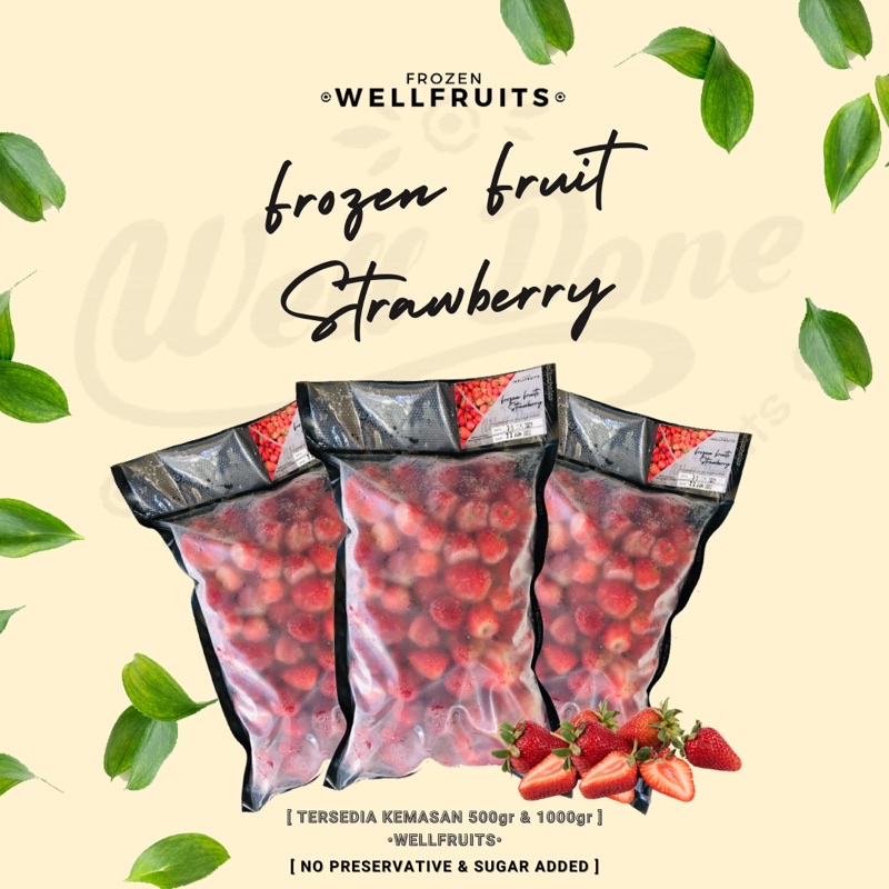 Jual IQF Strawberry Frozen 1000gr | Shopee Indonesia