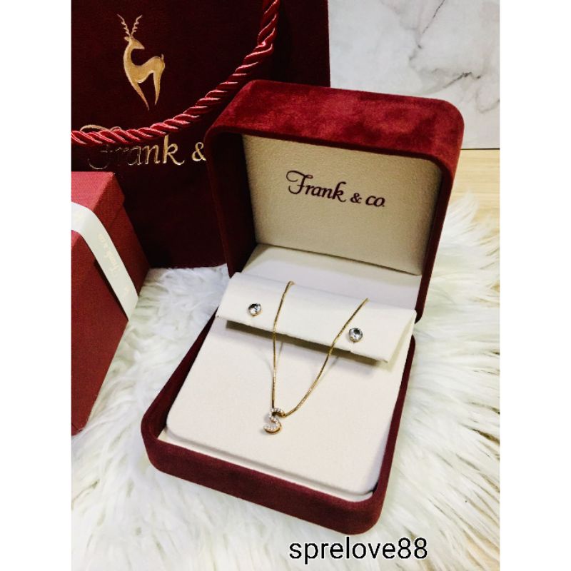 Jual box frank n co set kalung&anting authntic (NEW!!!!) | Shopee Indonesia