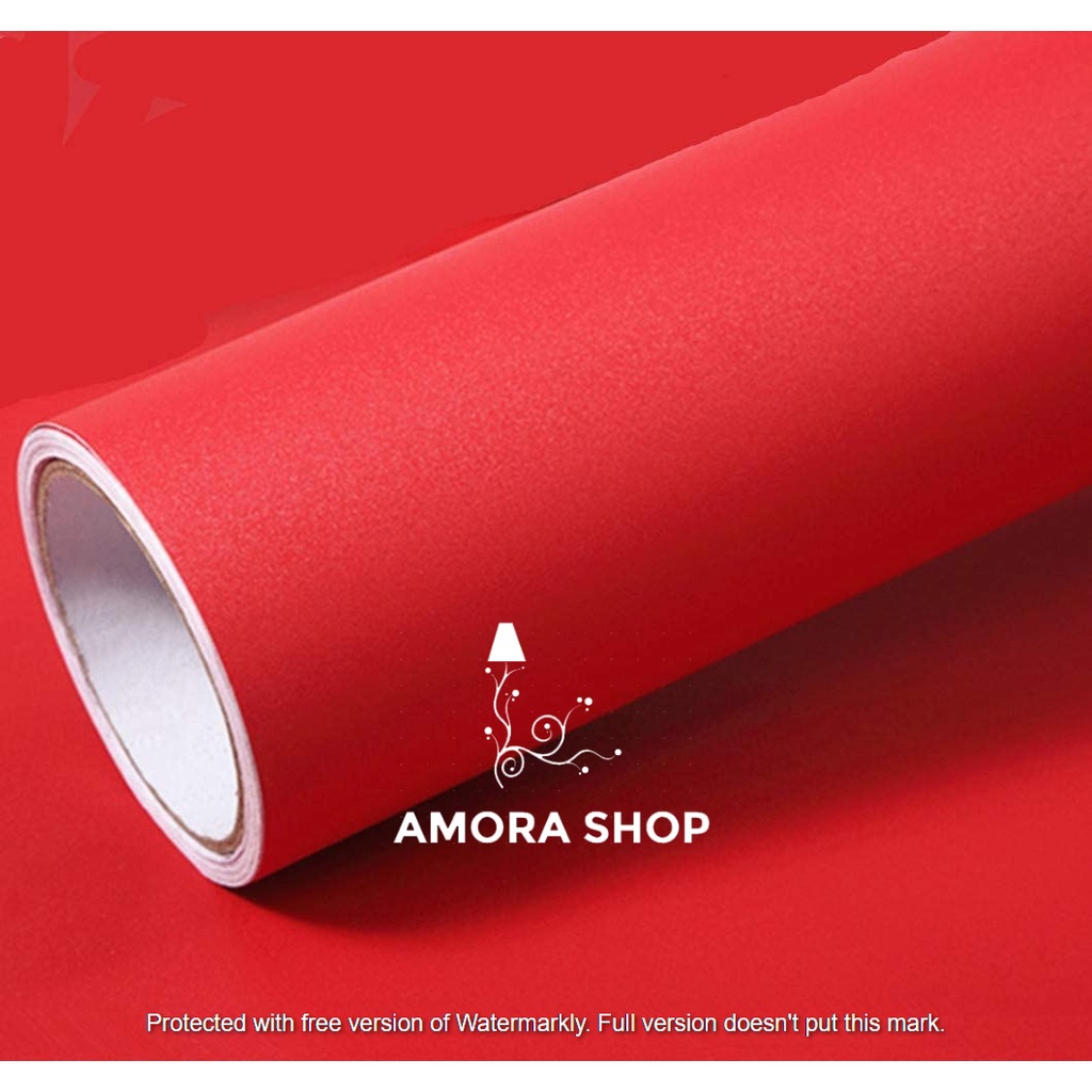 Jual Wallpaper Dinding Polos Merah 8m s/d 9m x 45cm | Shopee Indonesia