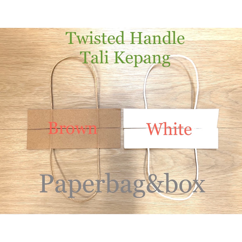 Jual Paperbag Twisted Handle, Tali Kepang Kertas, Tali Kertas Kraft isi ...
