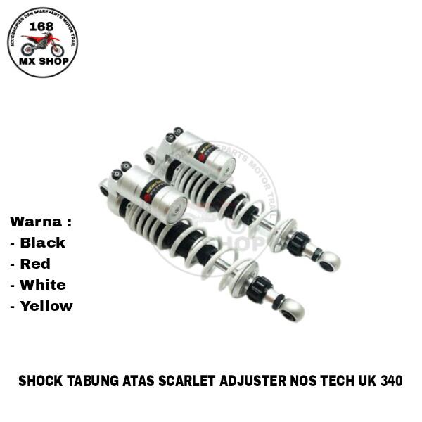 Jual SHOCK ABSORBER SHOKBREAKER TABUNG ATAS SCARLET ADJUSTER NOS TECH ...