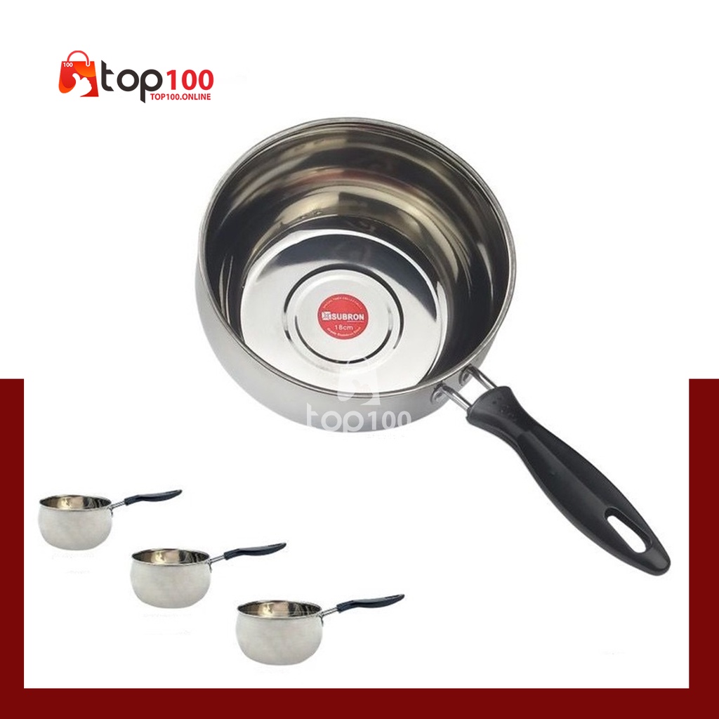 Jual Top100 - Panci Susu Stainless Steel Milk Pot Milk Pan Panci Mie ...