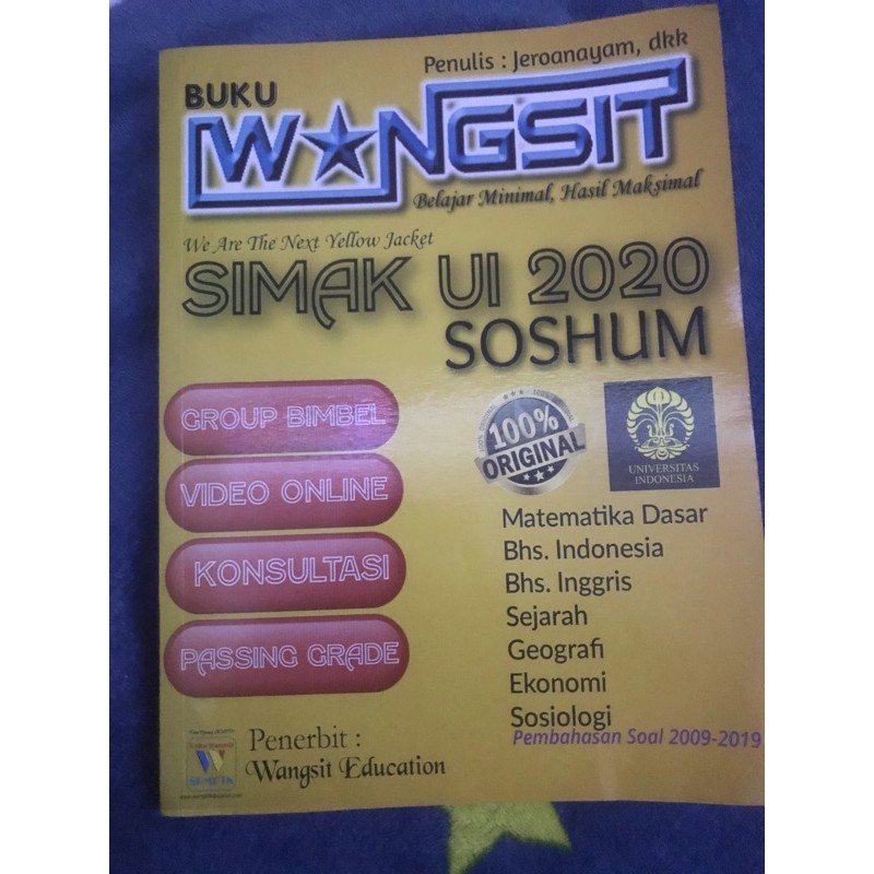 Jual buku wangsit simak ui | Shopee Indonesia Jual buku wangsit simak ui | Shopee Indonesia