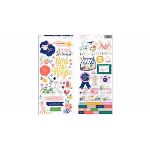 Jual STICKER STAR GAZER DEAR LIZZY SCRAPBOOK CRAFT ART SUPPLY ...