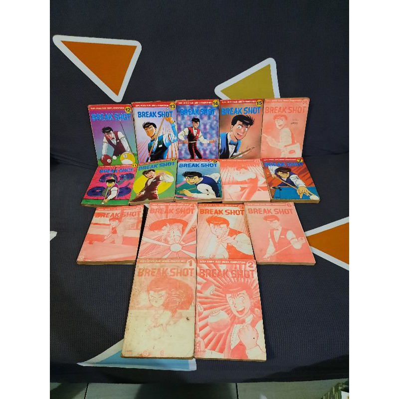 Jual Paket Buku Komik Break Shot Vol 1-16 Tamat Set Lengkap Takeshi Maekawa Kungfu Boy Chinmi ...