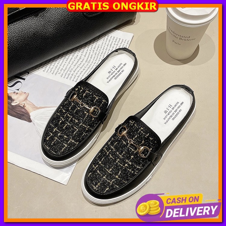 Jual Plat Shoes Wanita Cewek Cewe Kekinian Korea Dewasa Premium Pesta ...