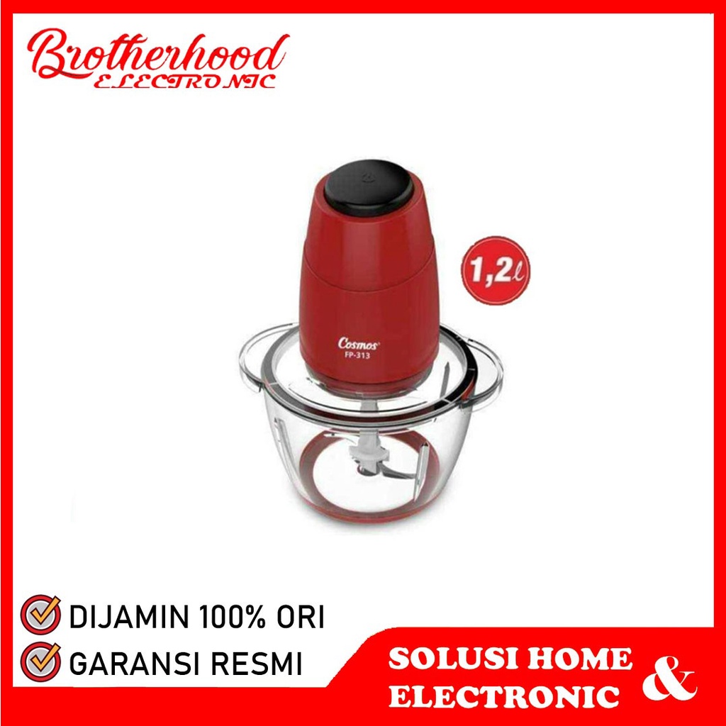 Jual (BISA COD) Chopper Cosmos FP313 - Food Prosessor With Turbo Knob 1 ...
