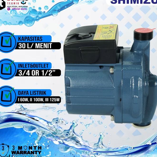 Jual Mesin Pompa Air - Pompa Booster Mini Shimizu Zps 15-9-140 - 9 ...