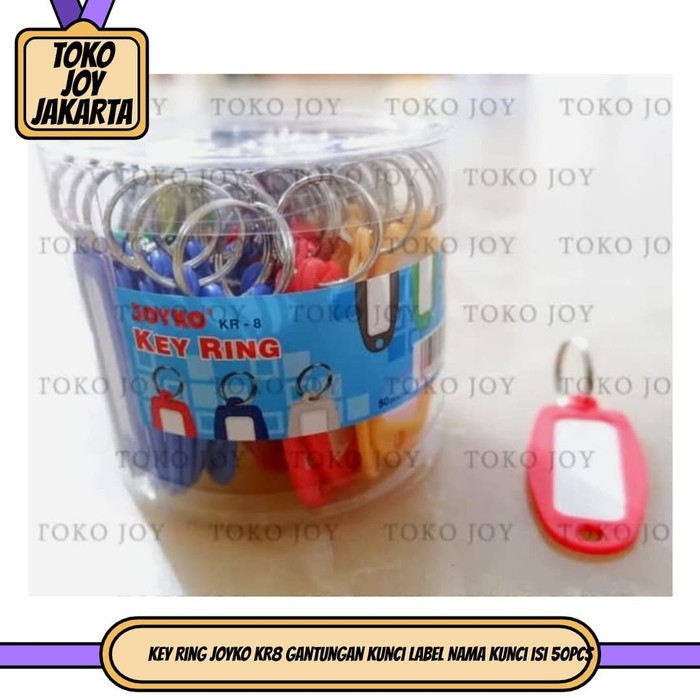 Jual Key Ring JOYKO KR8 Gantungan Kunci Label 50pcs | Shopee Indonesia