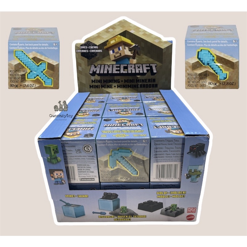 Jual Minecraft Mini Mining - Mainan minecraft mini figure random ...