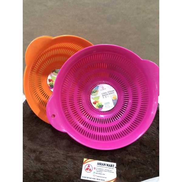 Jual Asianmart baskom + saringan besar / Claris 2167 | Shopee Indonesia
