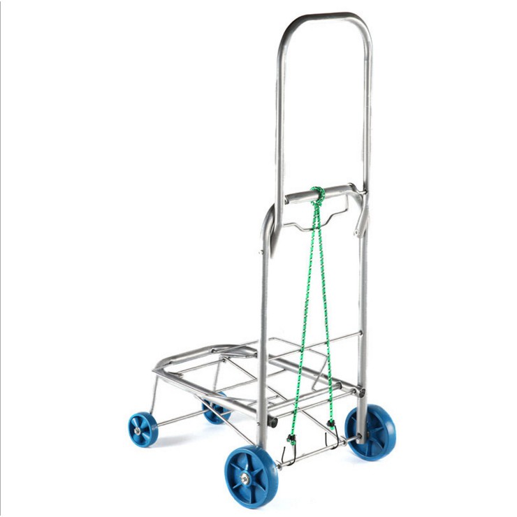 Jual Troli Lipat 4 Roda Jumbo Stainless Foldable Trolley | Shopee Indonesia
