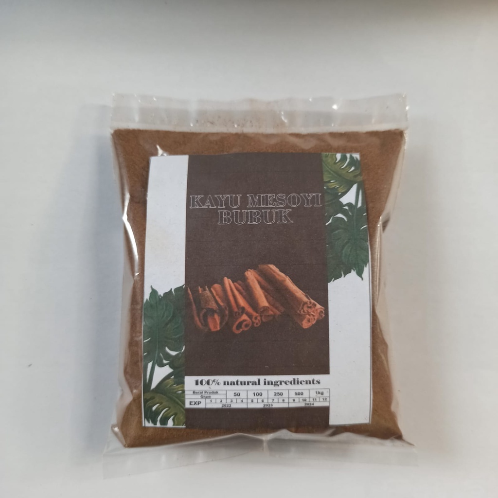 Jual Bubuk Kulit Kayu Mesoyi Kering 250gram | Shopee Indonesia
