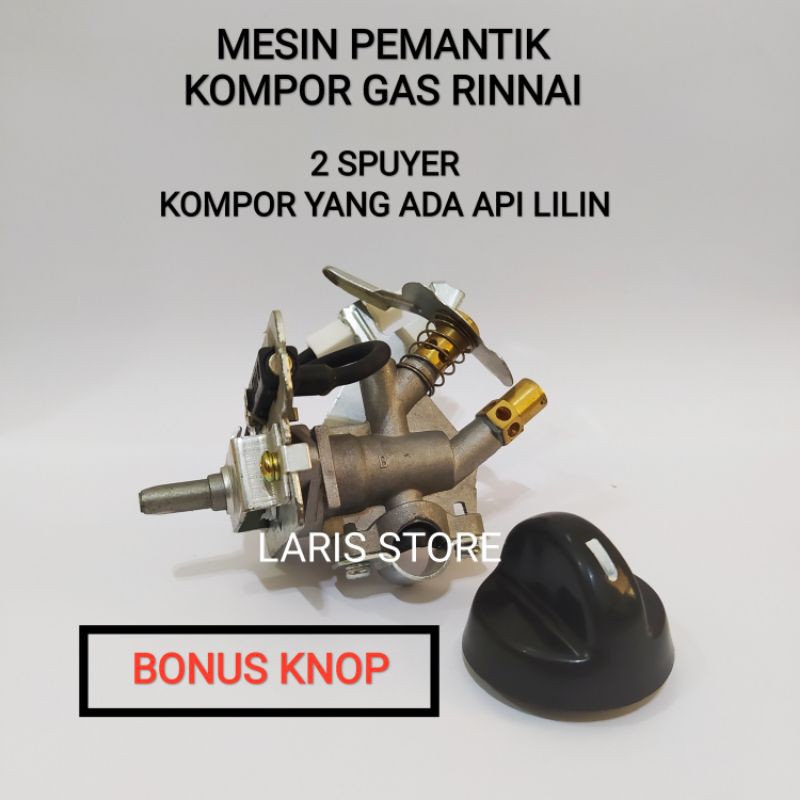 Jual Mesin Pemantik api kompor gas Rinnai Double 2 Spuyer | Shopee ...