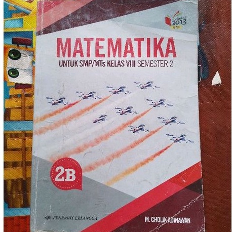 Jual Buku matematika 2B kelas 2-8-VIII smp/mts kurikulum 2013 revisi | Shopee Indonesia