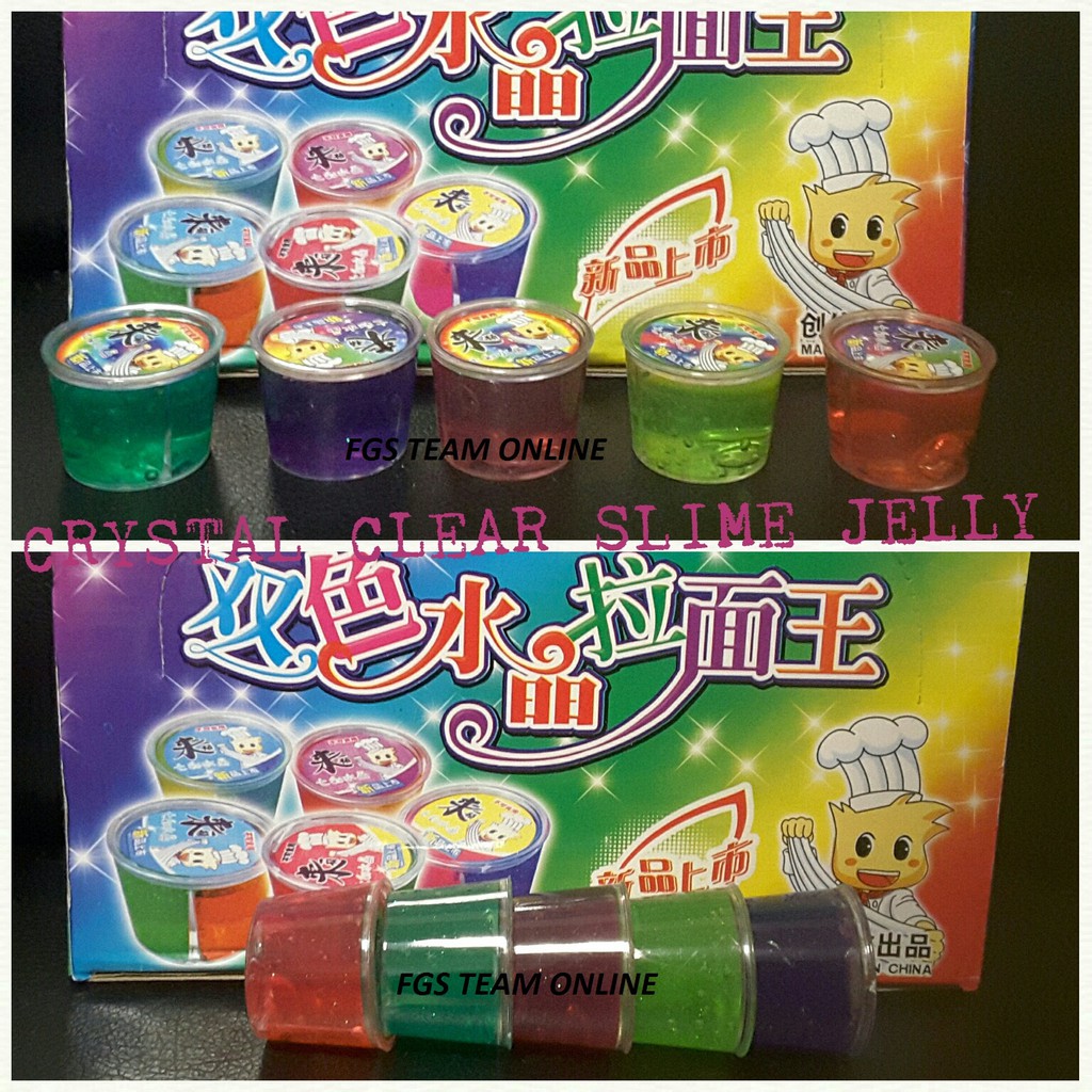 Jual MAINAN ANAK SLIME JELLY CLEAR CRYSTAL SET | Shopee Indonesia