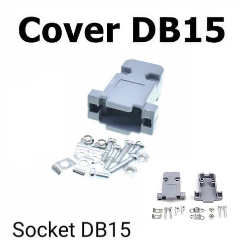 Jual Cover Tempat DB15 15 Pin 15P Rumah Casing Tutup Konektor Connector ...