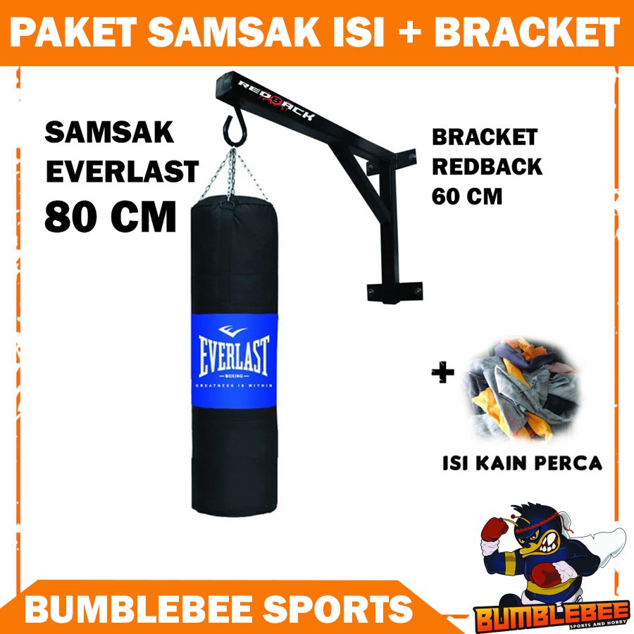 Jual Paket Samsak 80CM ISI Kain Perca Plus Bracket Gantungan Tembok ...