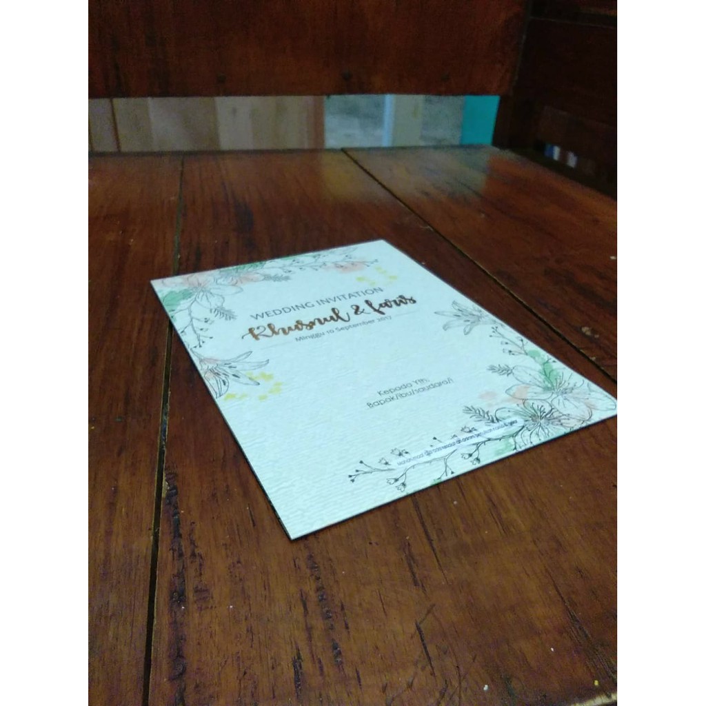 Jual Undangan Pernikahan Soft Cover | Shopee Indonesia