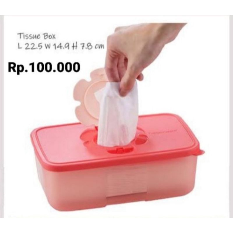 Jual Tupperware Tissue Box (1 pc), hemat 40% | Shopee Indonesia