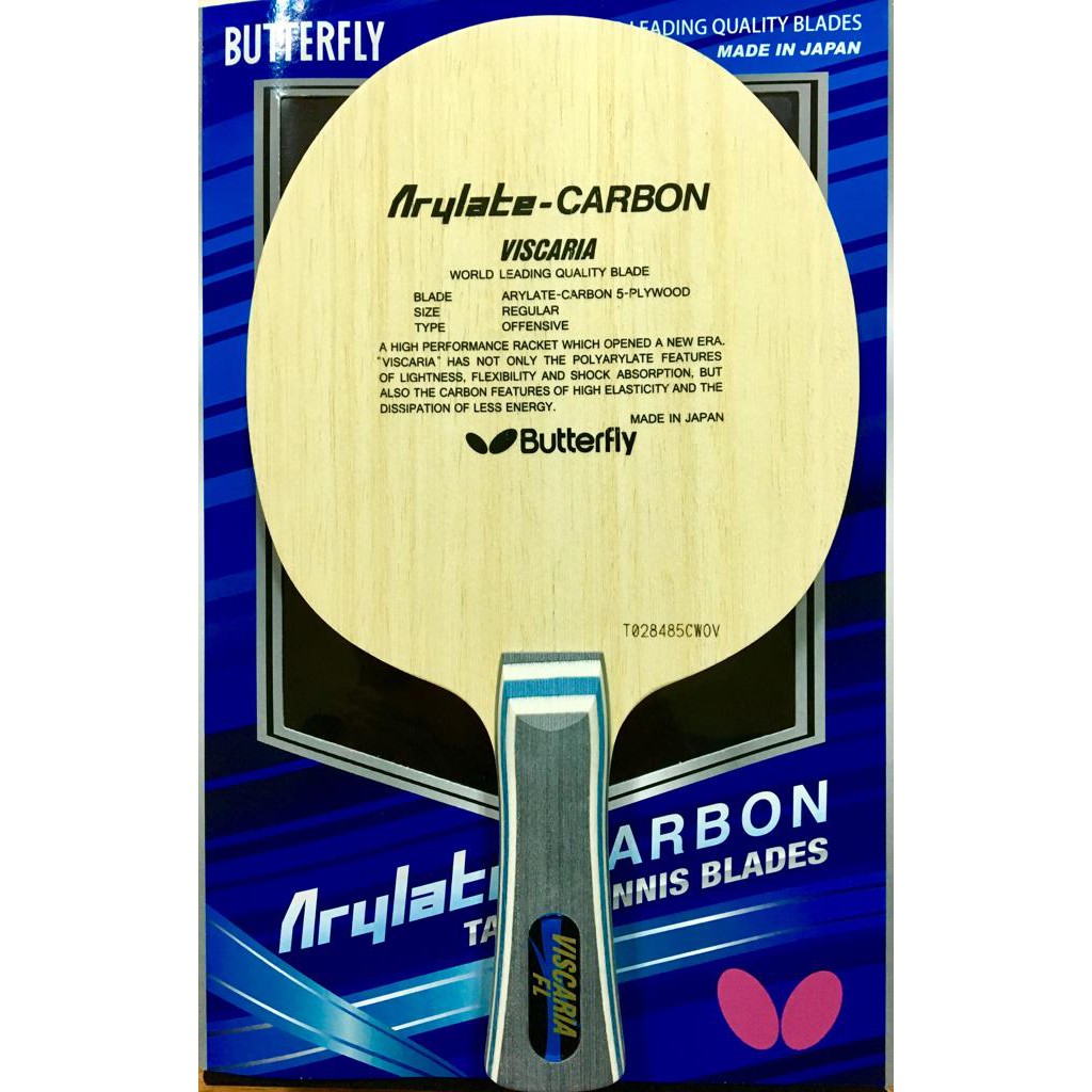 Jual Kayu Bat Tenis Meja Pingpong Butterfly Viscaria FL Original Japan | Shopee Indonesia