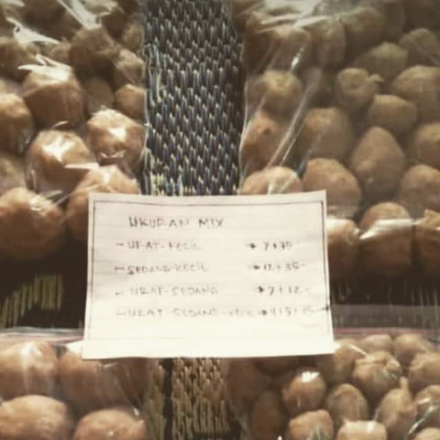 Jual Mix Bakso Urat + Bakso Polos Super + polos kecil | Shopee Indonesia