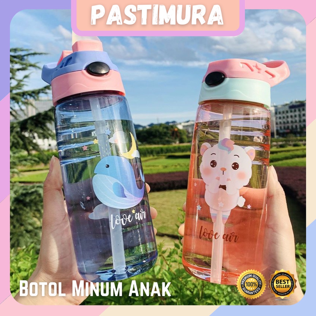Jual [PSM] Botol Minum Anak Air 550ml/Botol Anak Karakter animal Country BPA FREE / Botol Minum ...
