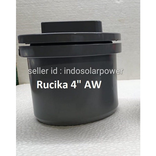 Jual CO clean out PVC dop tutup drat Rucika 4" 4 inch in ada pilihan AW atau D cap septic tank ...